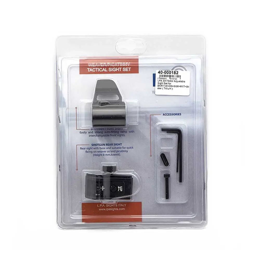 High-Quality LPA SHT04W Adjustable Sight Set with Tritium | IPSCStore.com