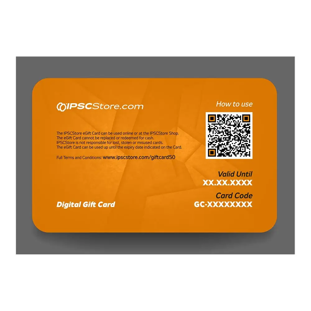 €50 eGift Card for Easy Shopping | IPSCStore.com