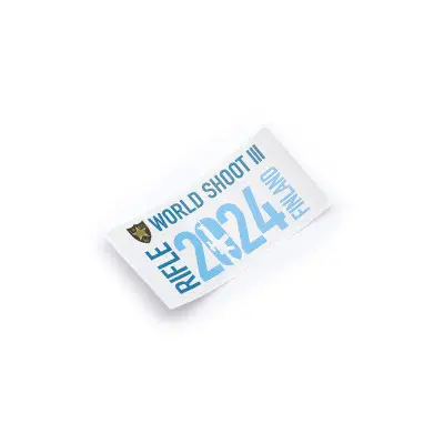 Pegatina RWS2024 Rifle WorldShoot 2024 70x35mm | IPSCStore.com