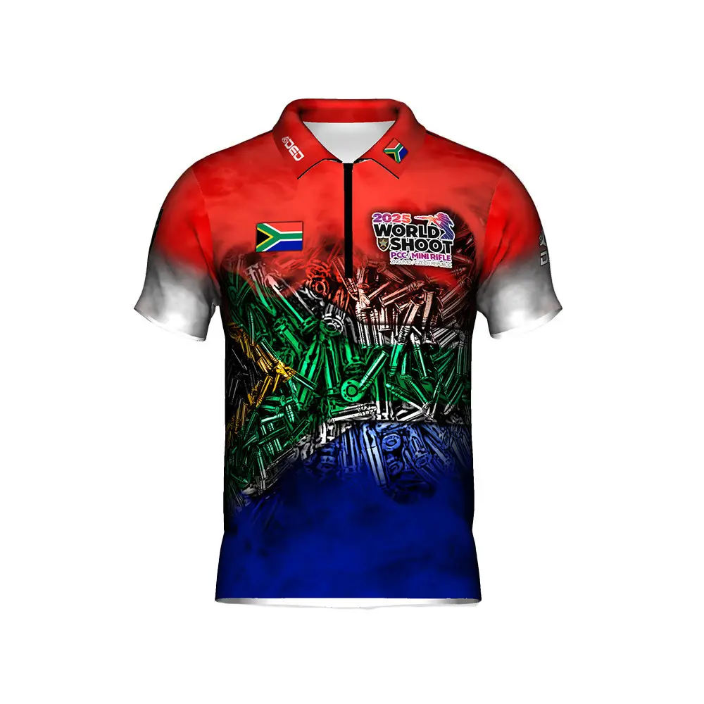 Camiseta oficial DED South Africa PCCMR Worldshoot 2025 - Disponible en ...