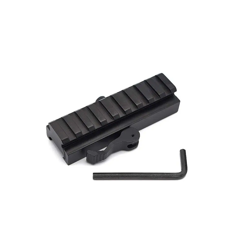 AR Flat Top 9 Slot 20mm QD Riser Base Picatinny Rail | IPSCStore.com