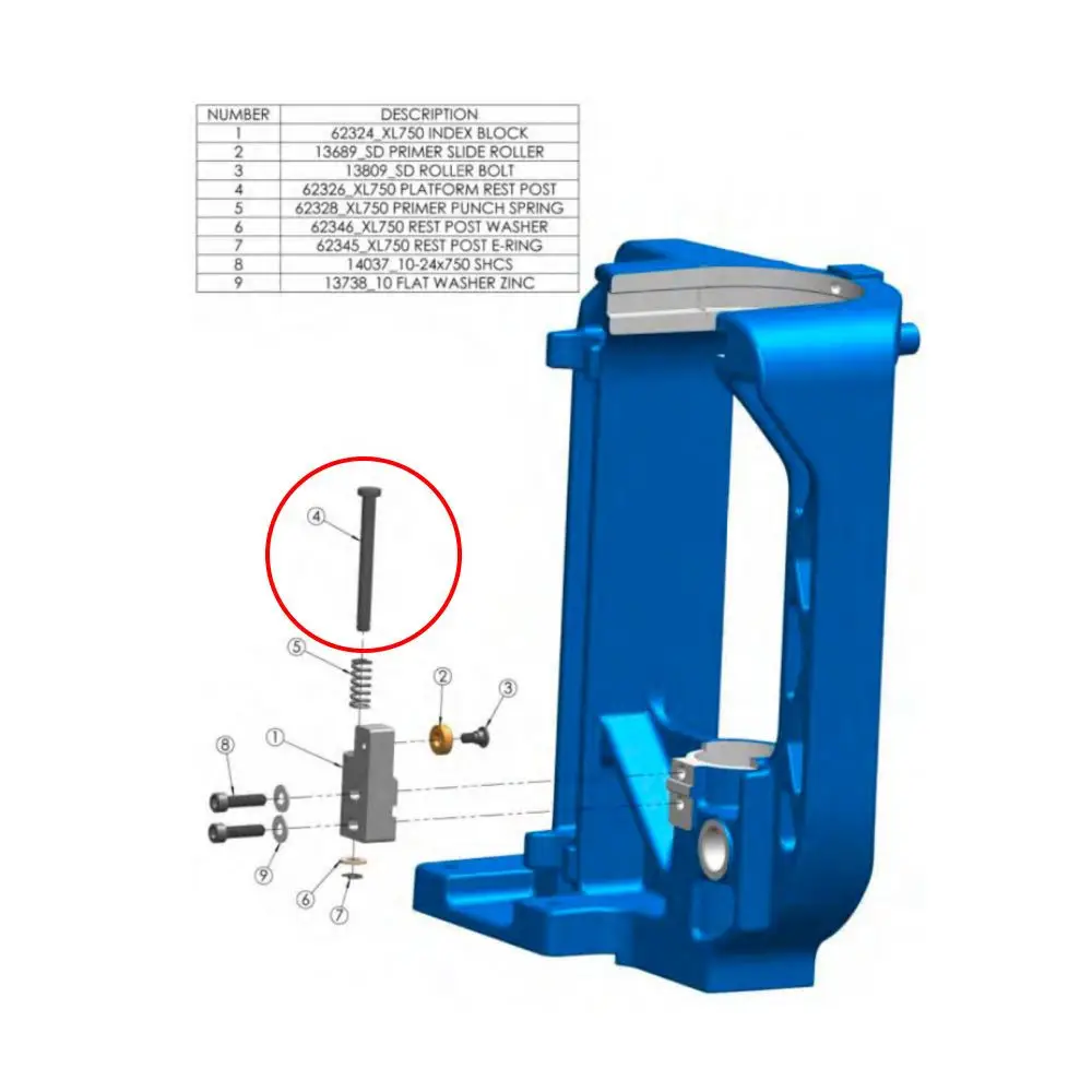 Dillon Platform Rest Post for Dillon XL750 | IPSCStore